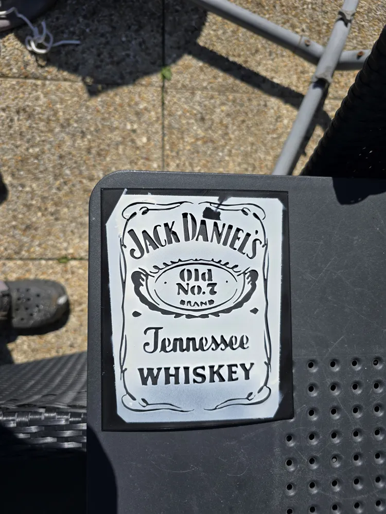Jack Daniel's Stencil/Template by Djo MakerWorld: Download Free 3D Models