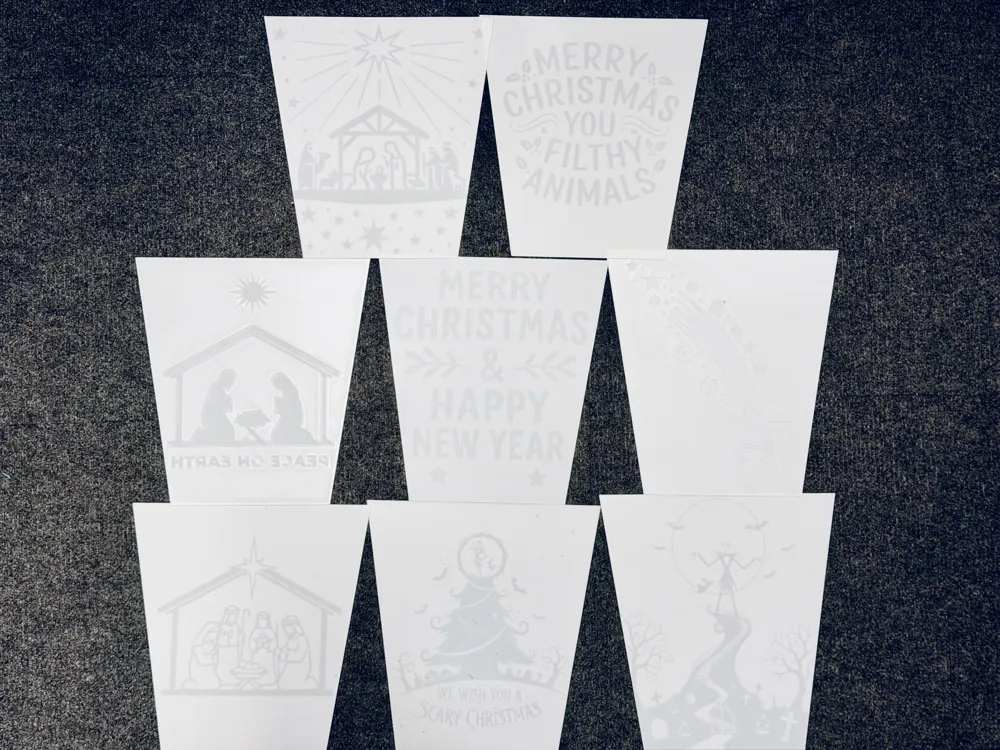 pacchetto di design per lampioni festivi 2, inclusa placca vuota da ...