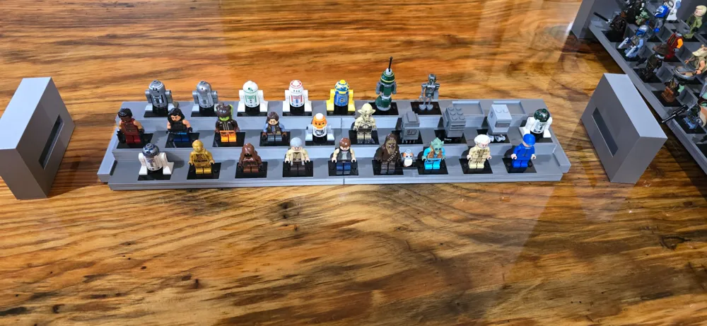 Improved Minifig Stand 3 Steps by GeneralPattonWW2 - MakerWorld