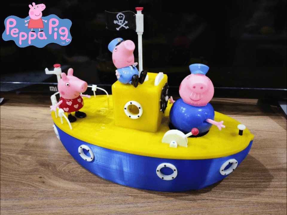 Peppa Pig ship, Grandpa Pig's Boat (Multi-part, Multi-color) by Magical ...