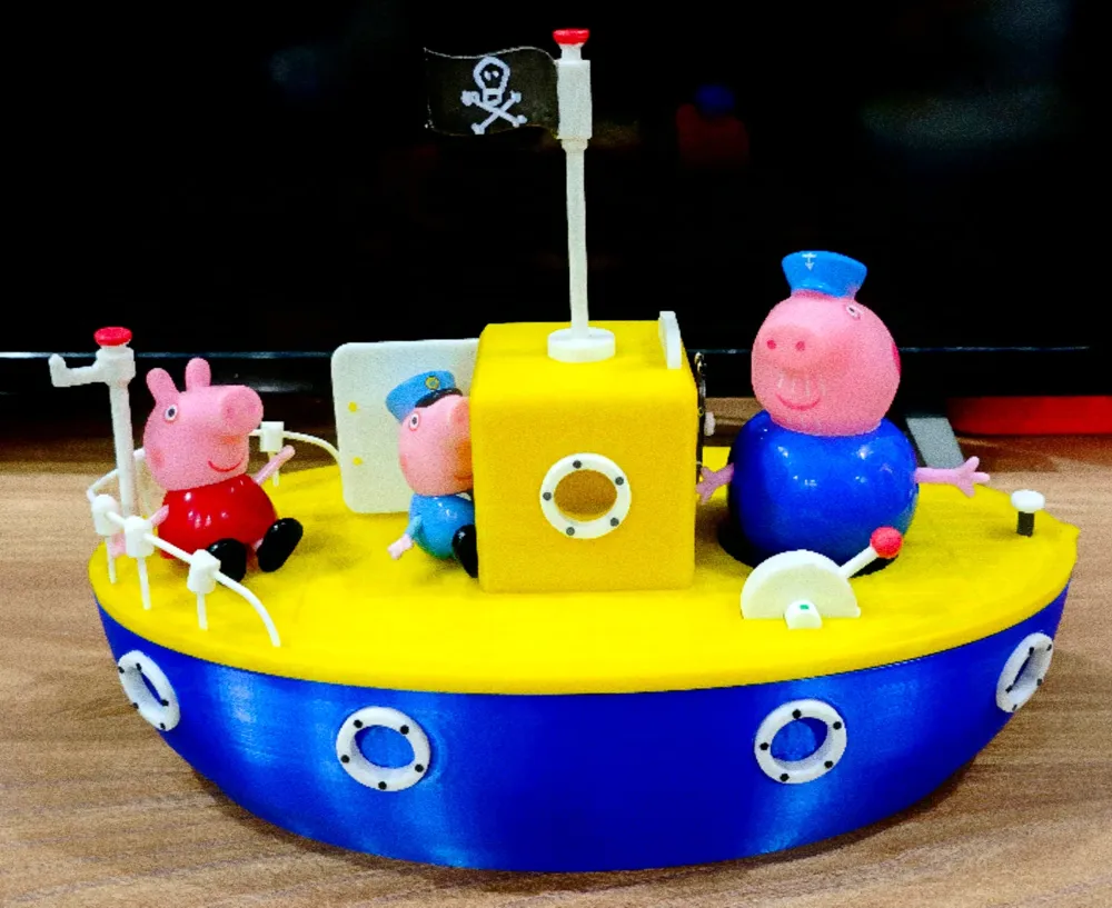 Peppa Pig ship, Grandpa Pig's Boat (Multi-part, Multi-color) by Magical ...