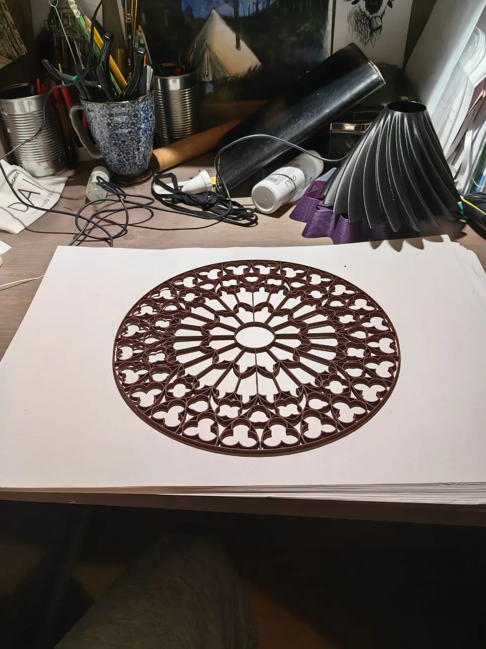 Gothic Notre Dame Rose Window by 3dwearables MakerWorld: Download Free ...