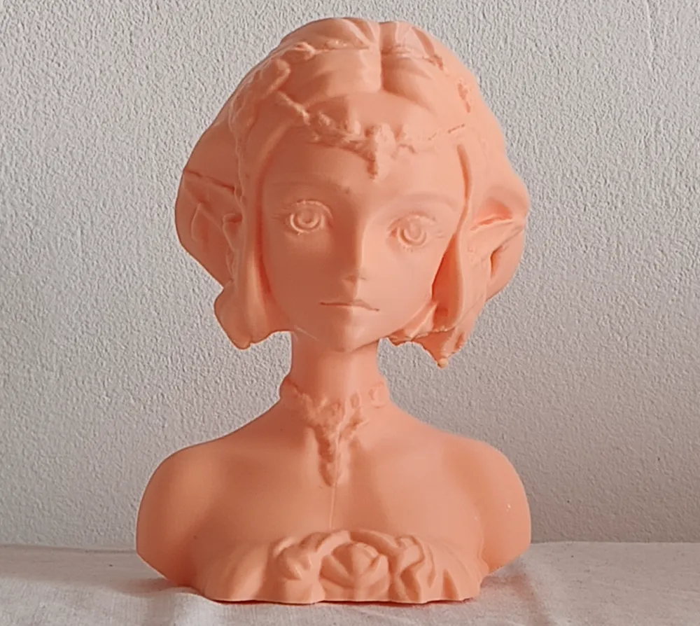 Zelda Bust, Totk by sikszamar - MakerWorld