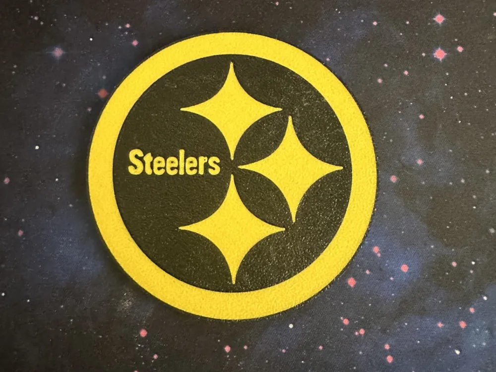 Steelers coaster by TriMatter Studio MakerWorld: Download Free 3D Models