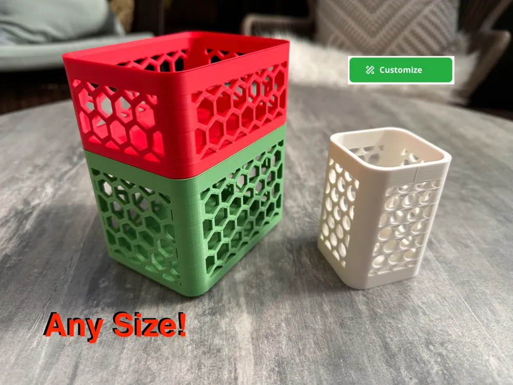 Customizable container by WallyMike MakerWorld: Download Free 3D Models