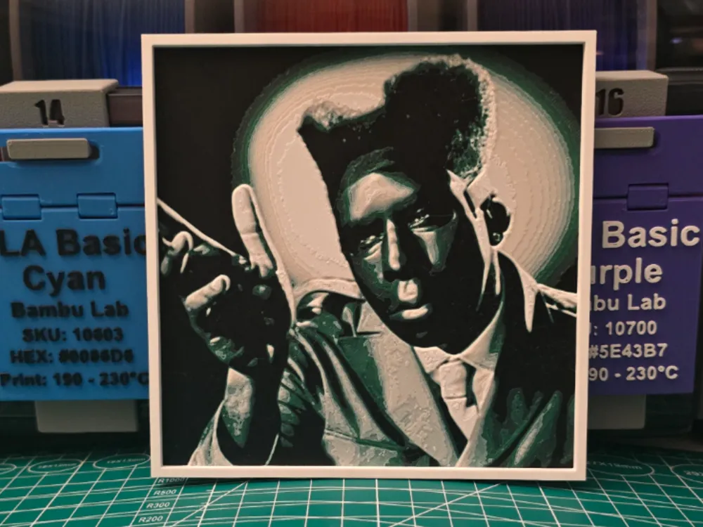Tyler the Creator "Chromakopia" Album Hueforge Art by Lumpy3D ...