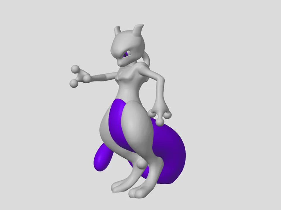 Mewtwo Multicolor by entroisdimensions_figurine MakerWorld: Download ...