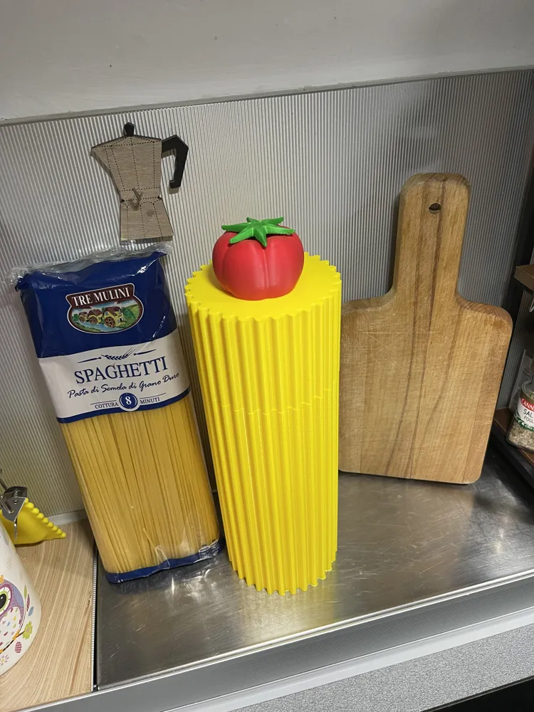 Spaghetti organizer | pasta rigatone - Free 3D Print Model - MakerWorld