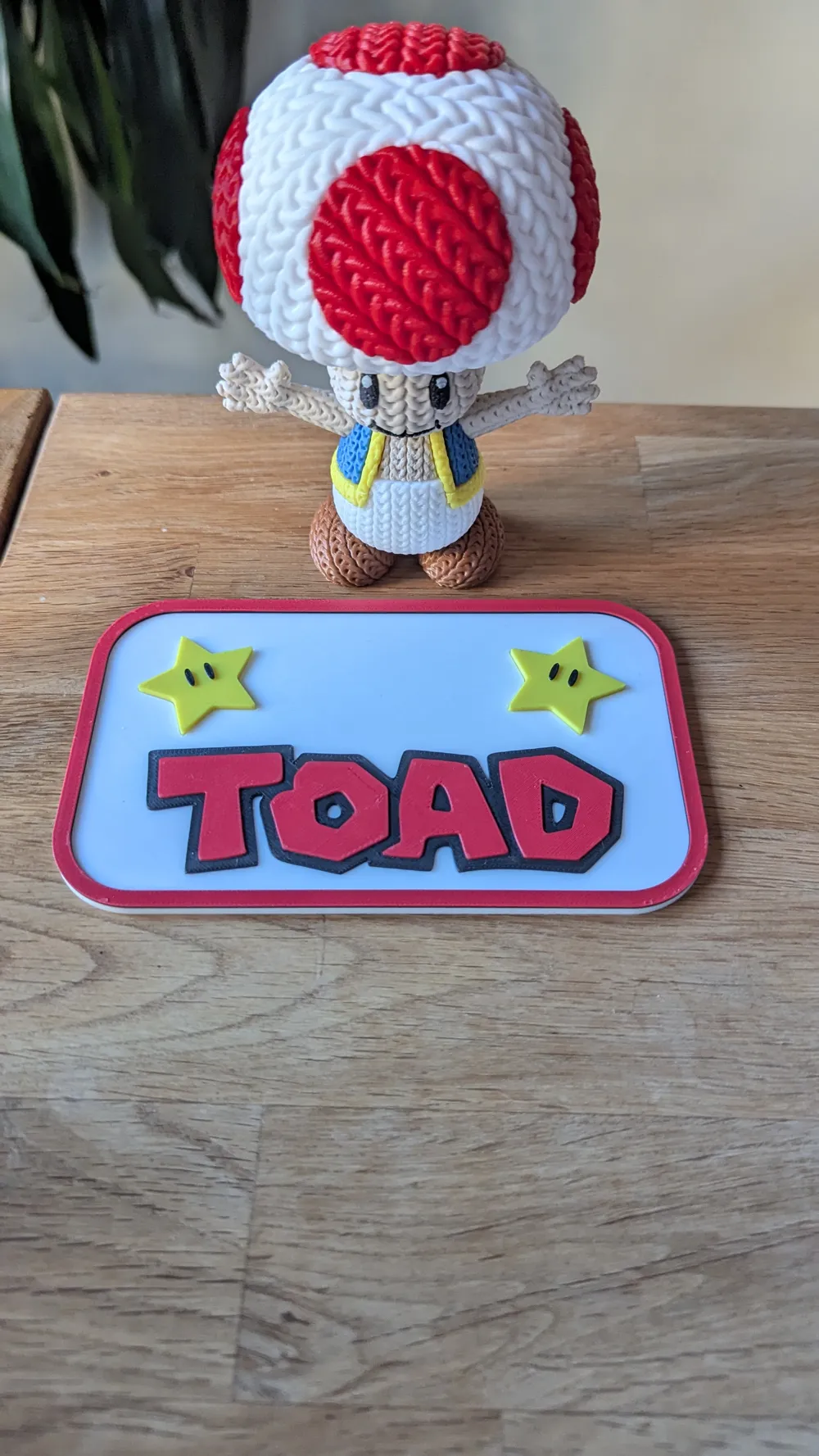 Super Mario Bros base for Toad knitted - Free 3D Print Model - MakerWorld