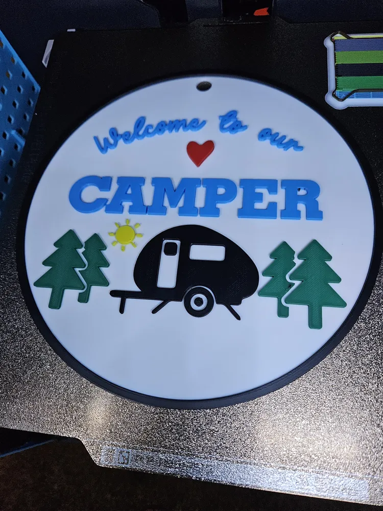 Welcome to our Camper sign by Enivel3D MakerWorld: Download Free 3D Models