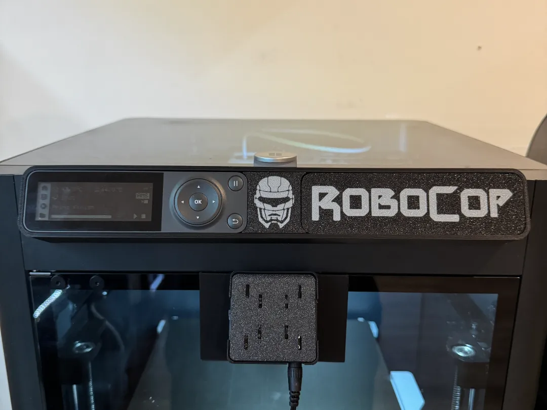 RoboCop Bu Name Plate - Free 3D Print Model - MakerWorld