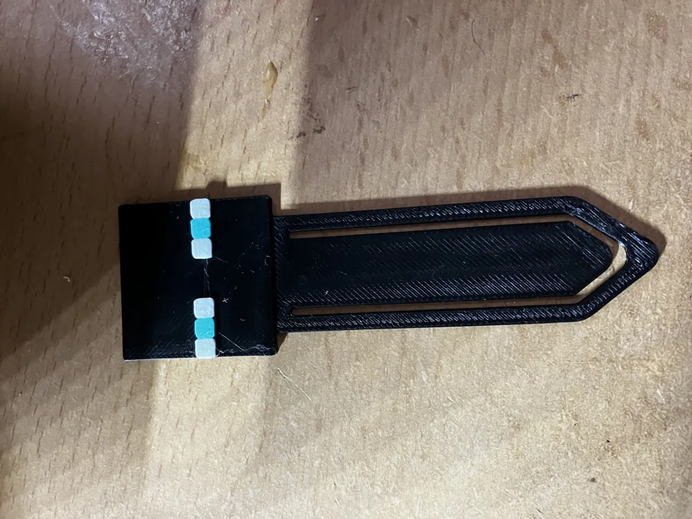 Minecraft Enderman Lesezeichen von P3D Design MakerWorld: Kostenlose 3D-Modelle herunterladen