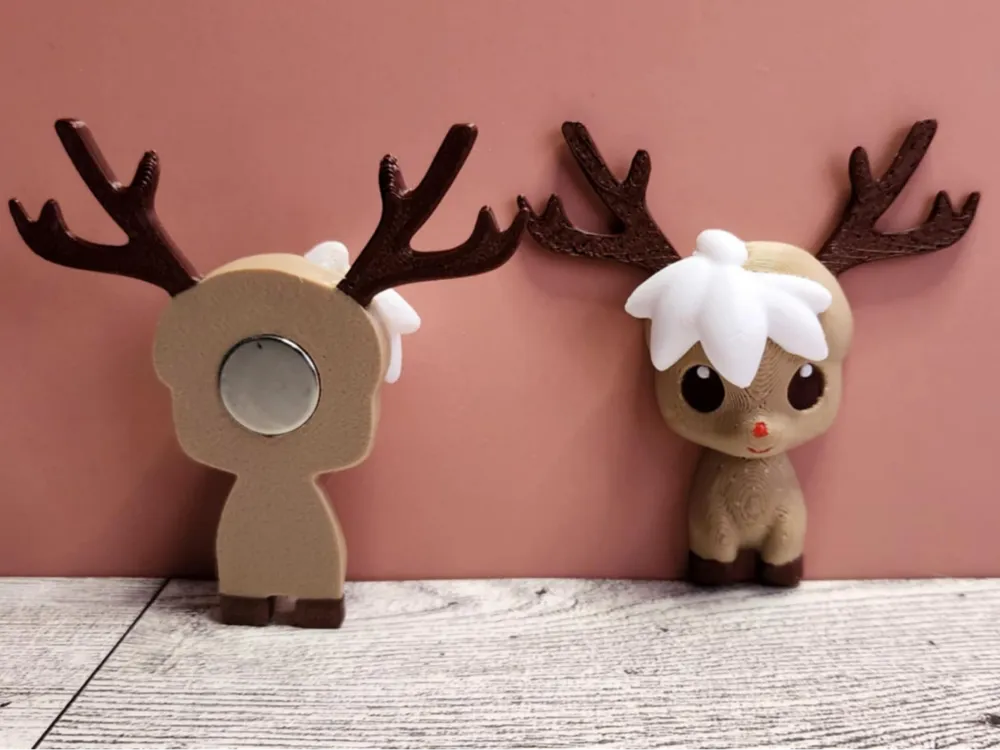 Reindeer Magnet by xxLASWSxx - MakerWorld