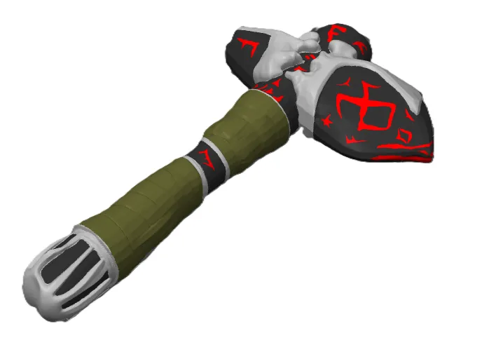 Rust - Axe from Hell - Free 3D Print Model - MakerWorld