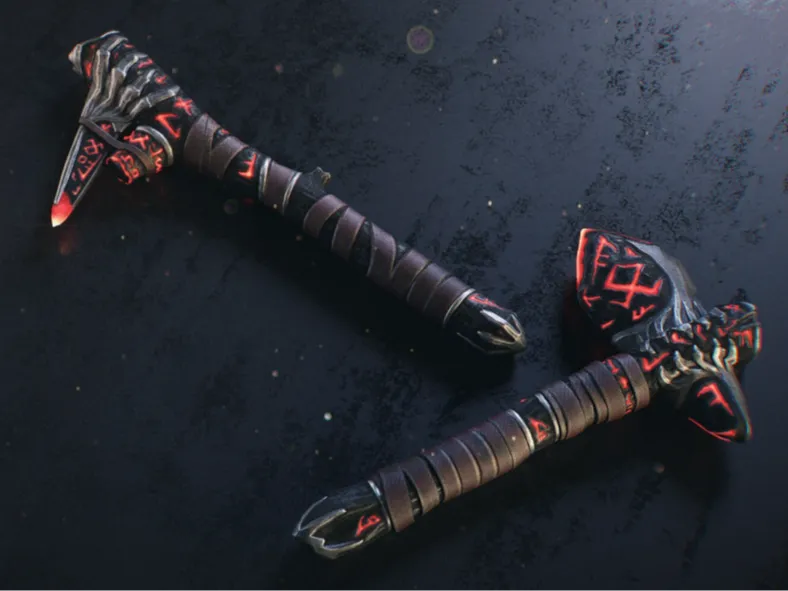 Rust - Axe from Hell - Free 3D Print Model - MakerWorld