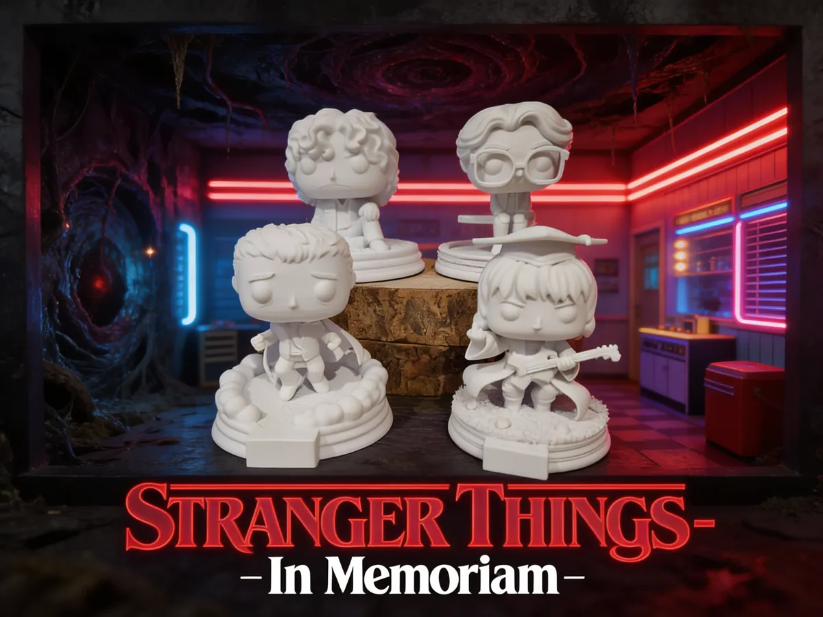 Stranger Things - In Memoriam - Set Chibi - Modelo de impresión 3D ...