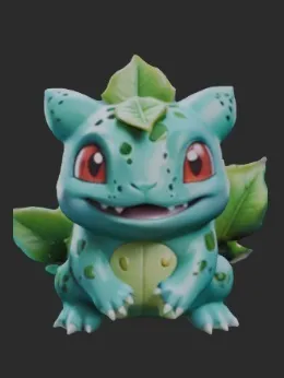 Bulbasaur pokémon - cute sitting 3d model by kisik20 - MakerWorld