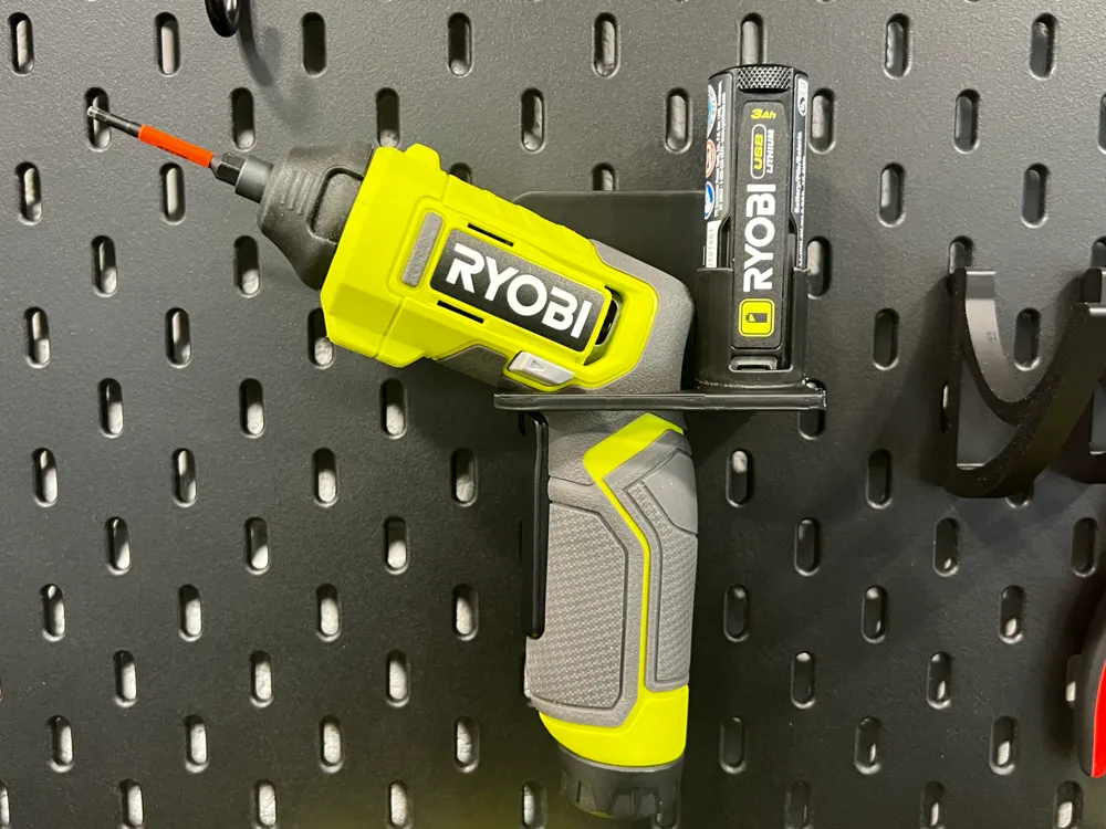 4V Ryobi Cordless Angled Screwdriver - Ikea Skadis by michaelwjerome ...