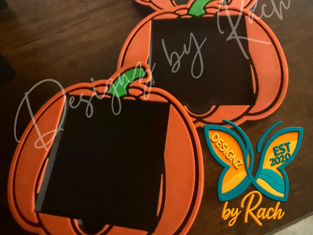 Pumpkin Post it Note Holder by Designz by Rach MakerWorld: Download ...