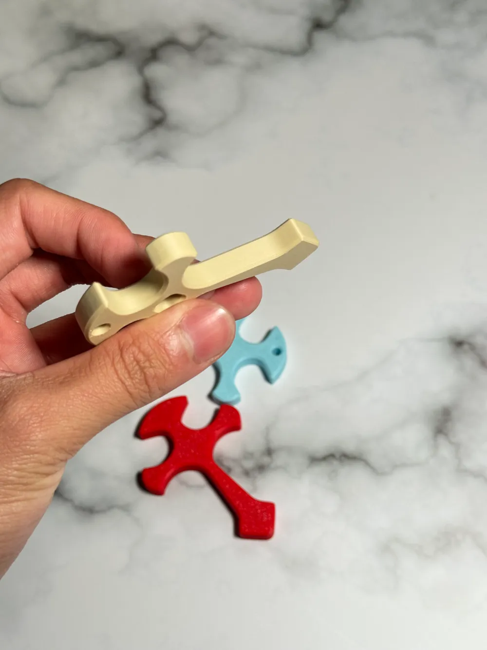 Cross-shaped Brass Knuckles Self-Defense Weapon Window Breaker by 不是卿云 ...