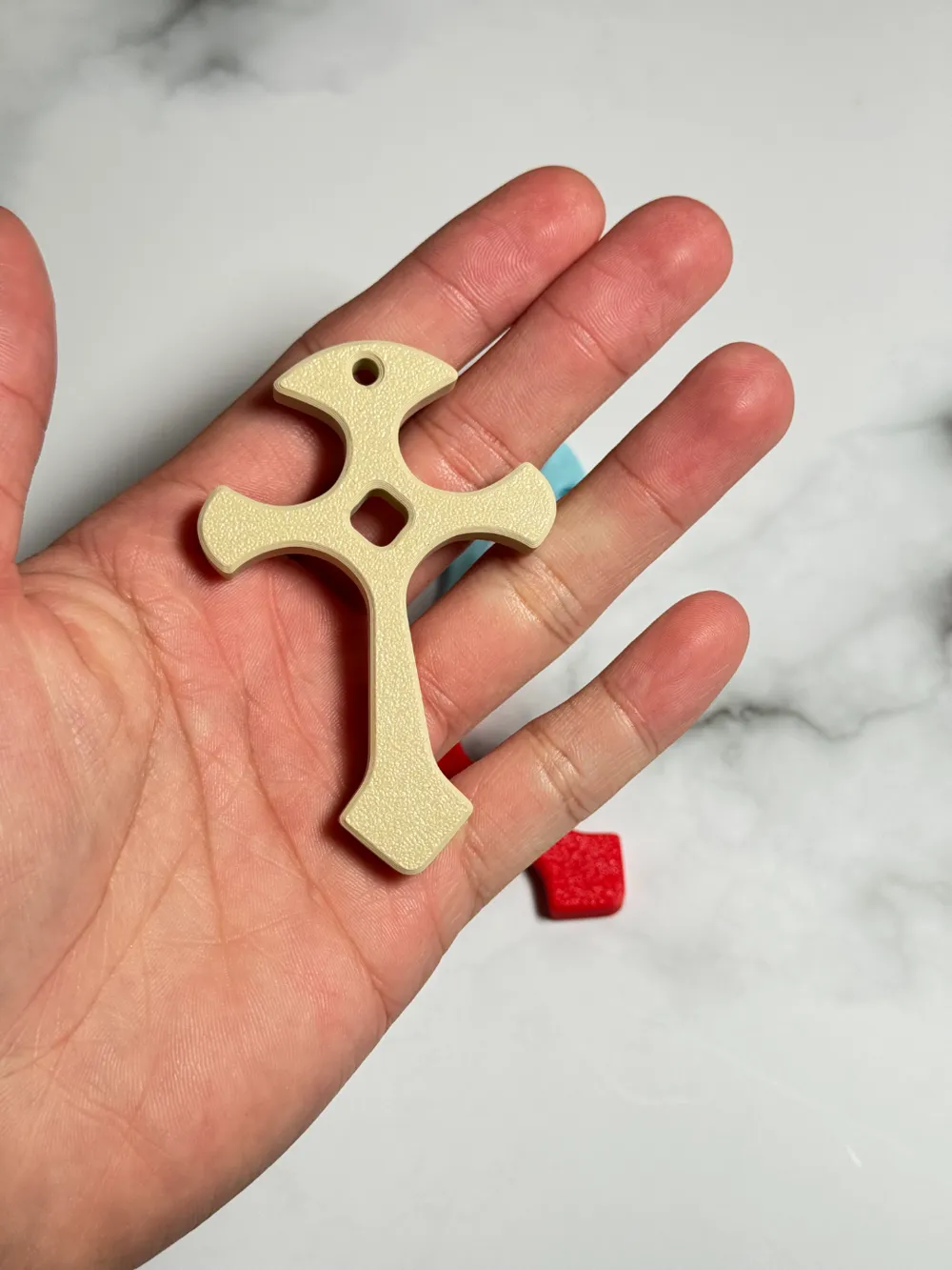 Cross-shaped Brass Knuckles Self-Defense Weapon Window Breaker by 不是卿云 ...