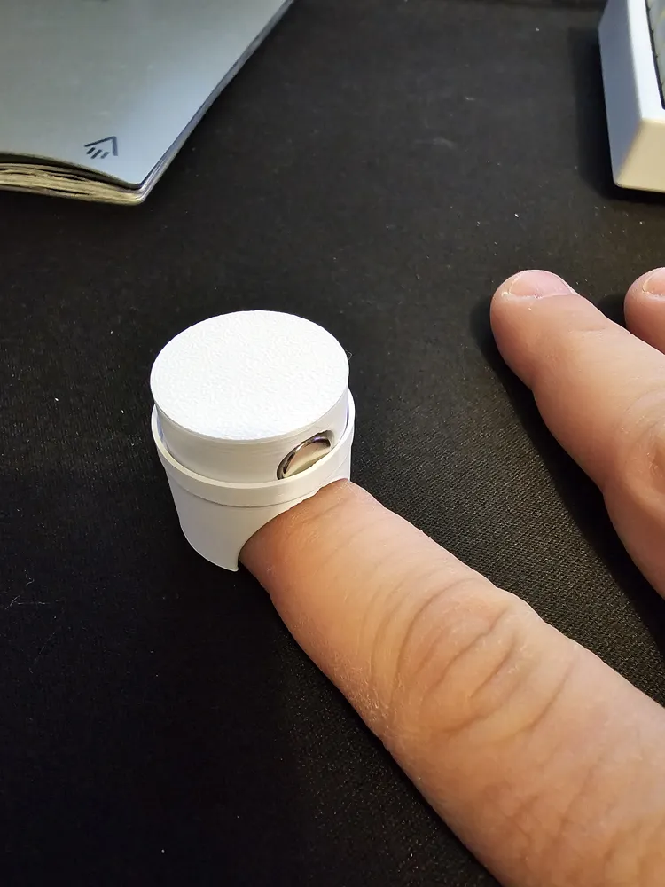 Magnetic Nail Art - Rotating Magnet Holder - Free 3D Print Model ...