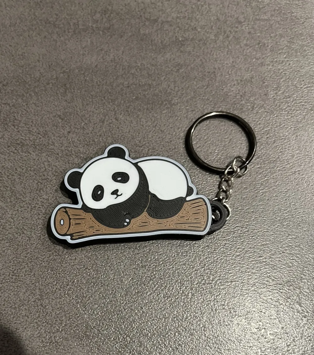 cute panda keychain - Free 3D Print Model - MakerWorld