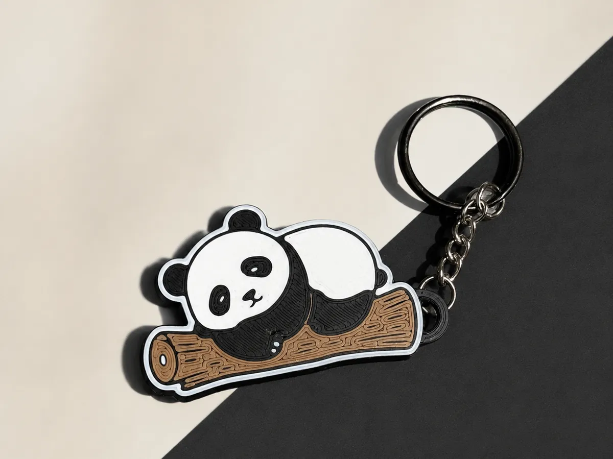 cute panda keychain - Free 3D Print Model - MakerWorld