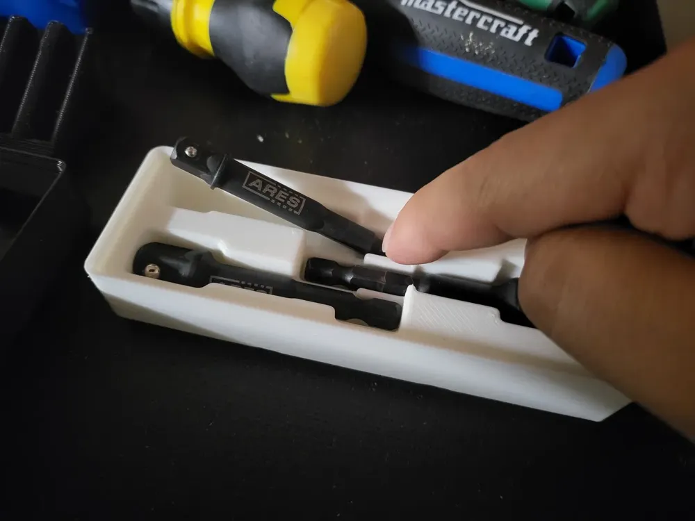 Gridfinity Socket Driver Holder by spamium - MakerWorld