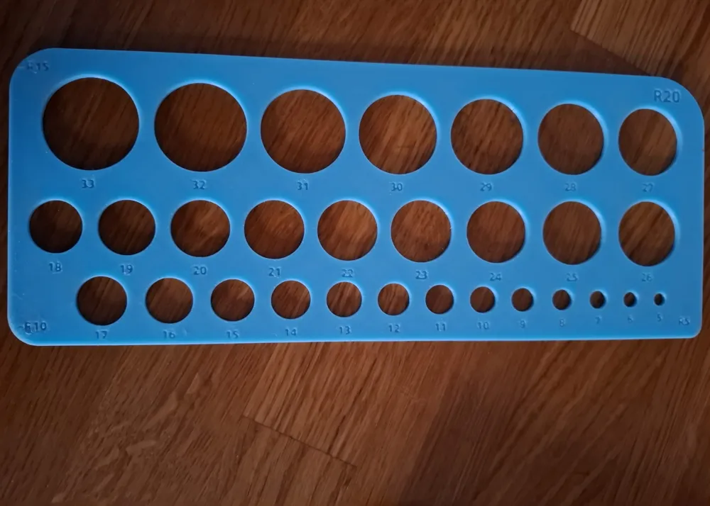 Circular template - Free 3D Print Model - MakerWorld