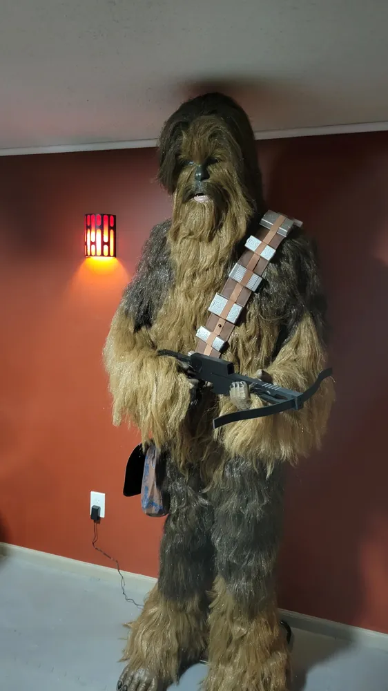 7.5ft Home Depot Chewbacca Bowcaster Arm Adapter - Free 3D Print Model ...