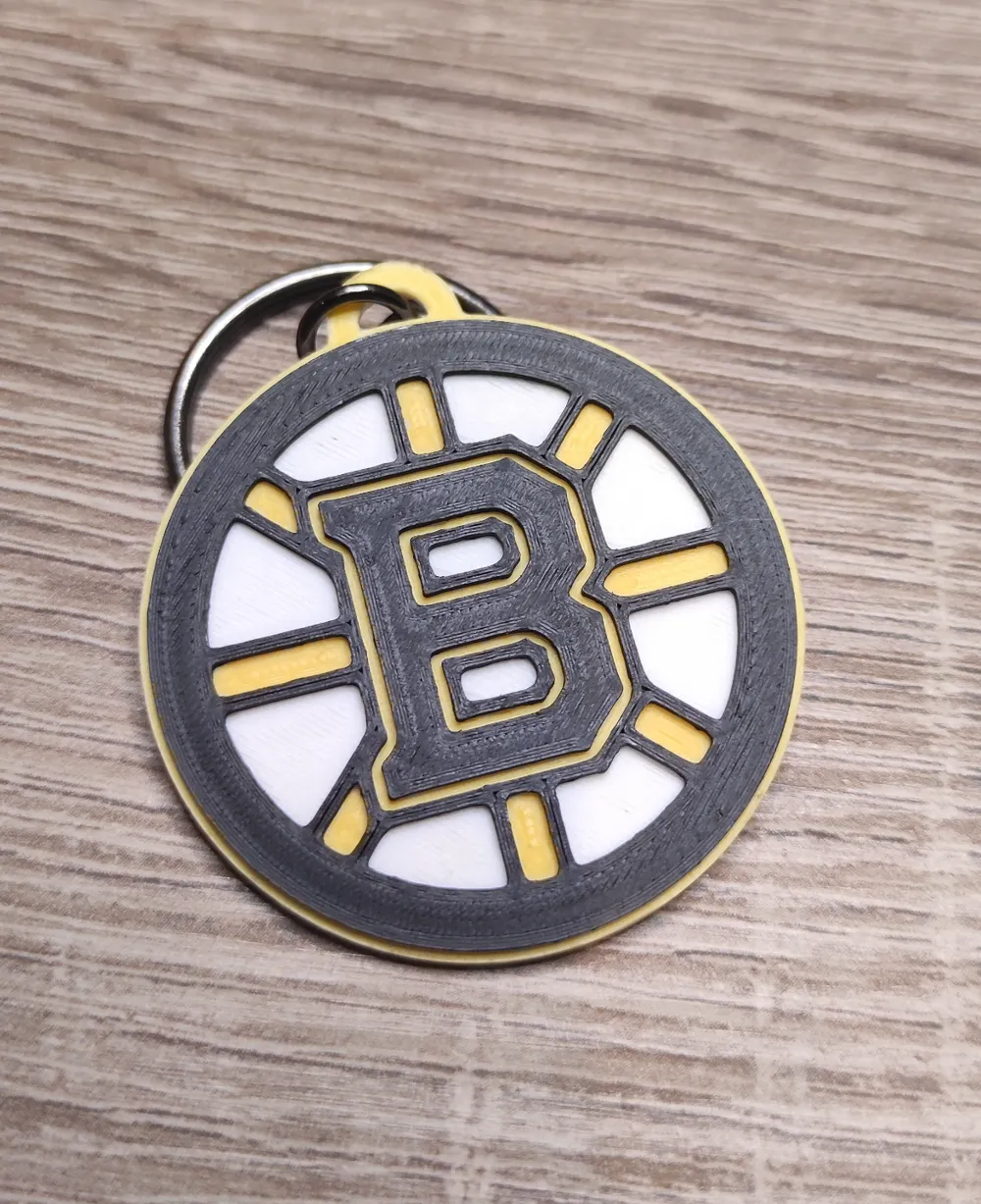 Boston Bruins keychain by Carlson - MakerWorld