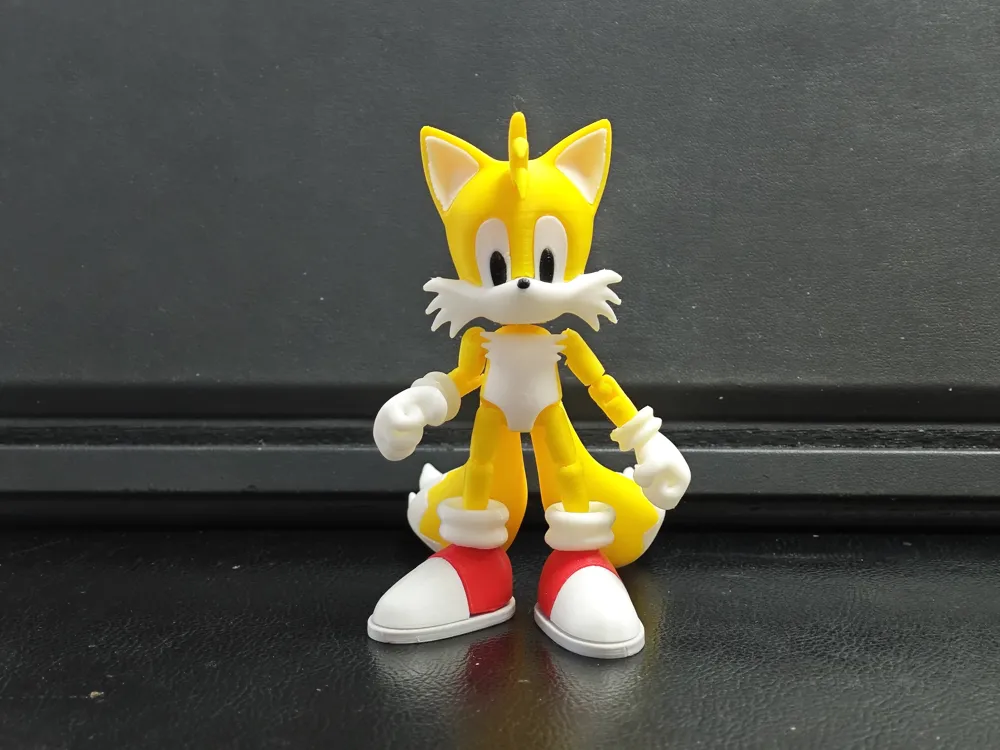 Tails from Sonic the Hedgehog Articulated figure, no AMS - Free 3D ...