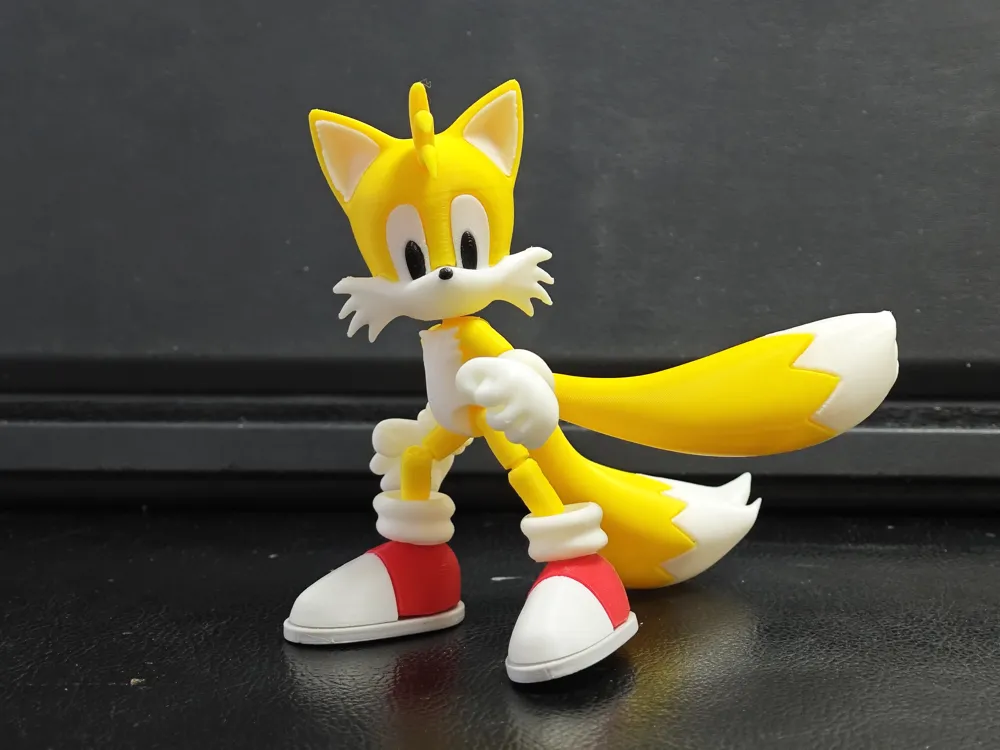 Tails from Sonic the Hedgehog Articulated figure, no AMS - Free 3D ...
