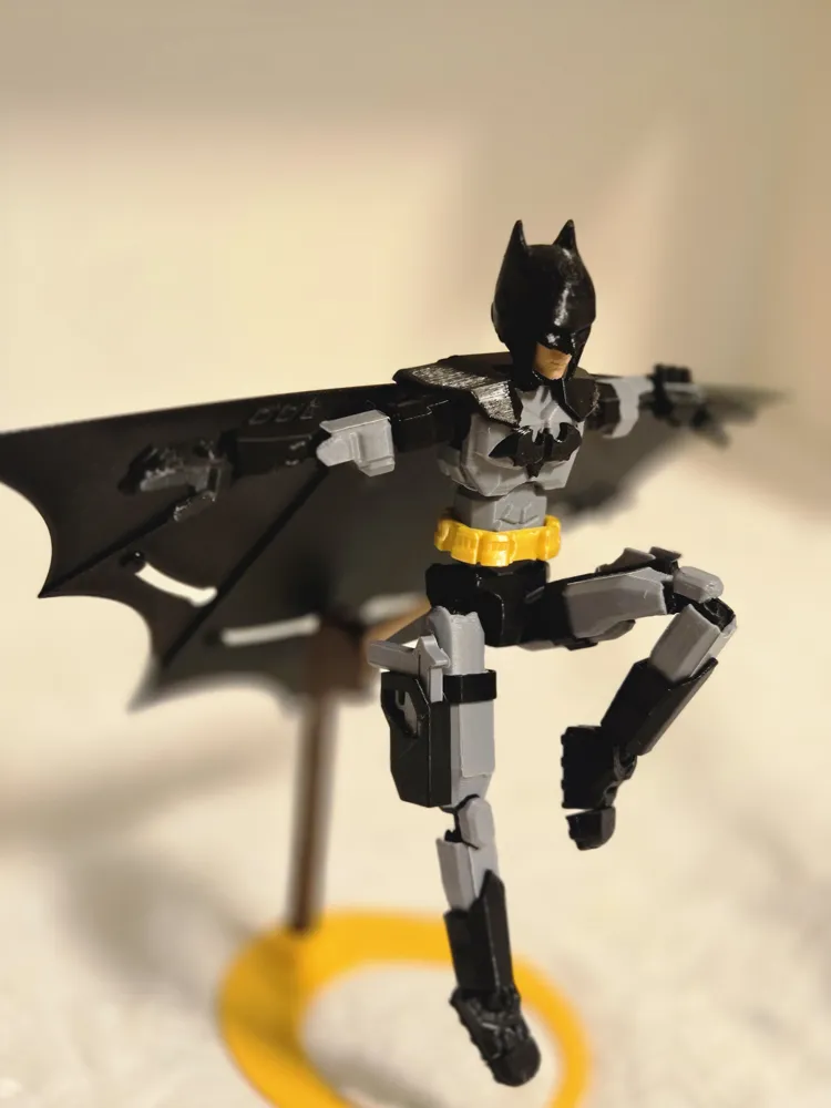 Proto 9 Batman Action Figure AMS NOT REQUIRED - Free 3D Print Model ...