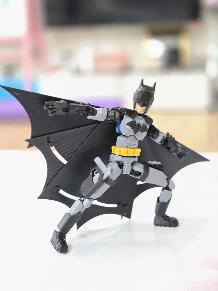 Proto 9 Batman Action Figure AMS NOT REQUIRED - Free 3D Print Model ...
