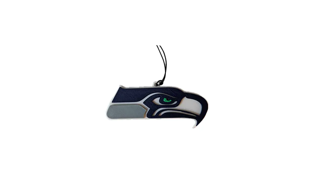 Seattle Seahawks Car Rearview Mirror Ornament by Salvadori - MakerWorld