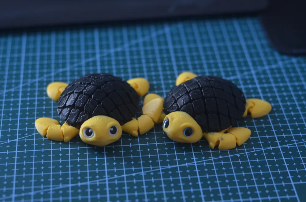 Cute Turtle Fidget Toy V2 - Free 3D Print Model - MakerWorld