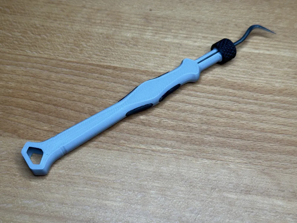 Weeding Tool Handle (no hardware, no tools) - Free 3D Print Model ...