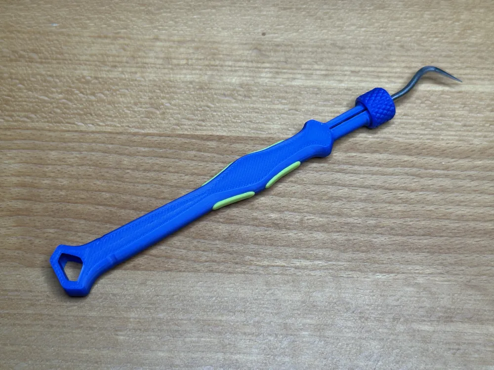 Weeding Tool Handle (no hardware, no tools) - Free 3D Print Model ...