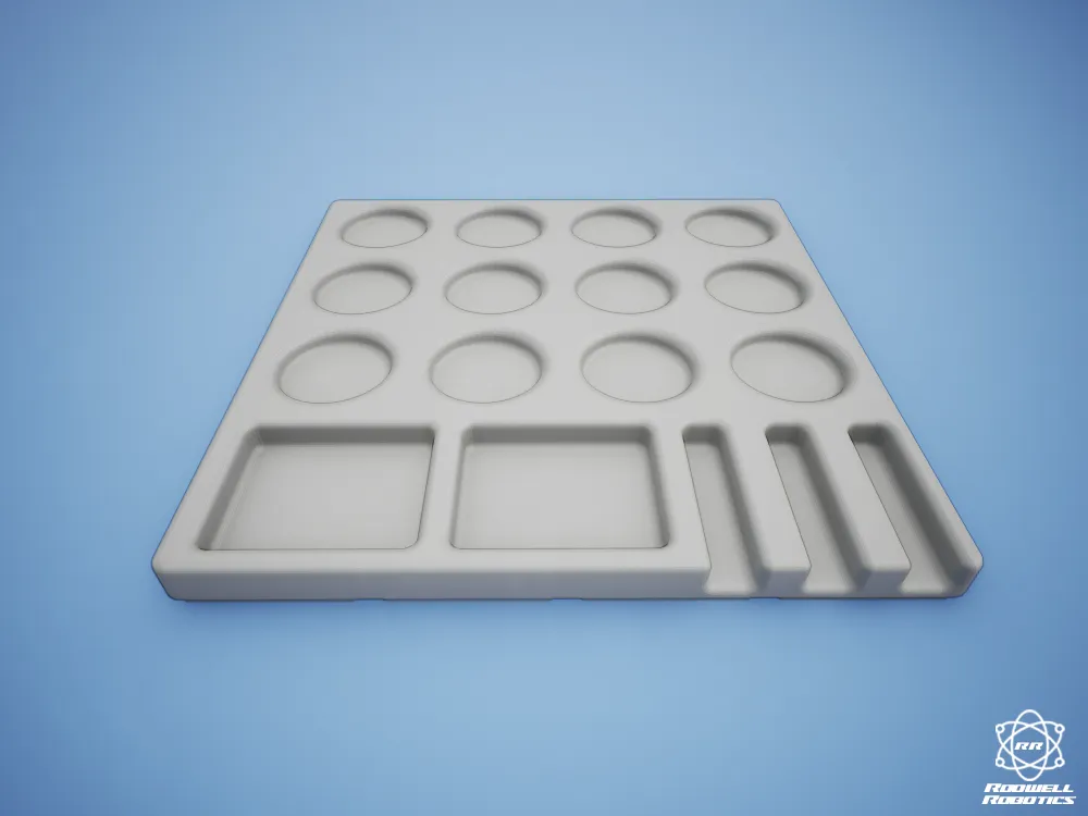 Gridfinity Paint Palette by Rodwell Robotics MakerWorld: Download Free ...