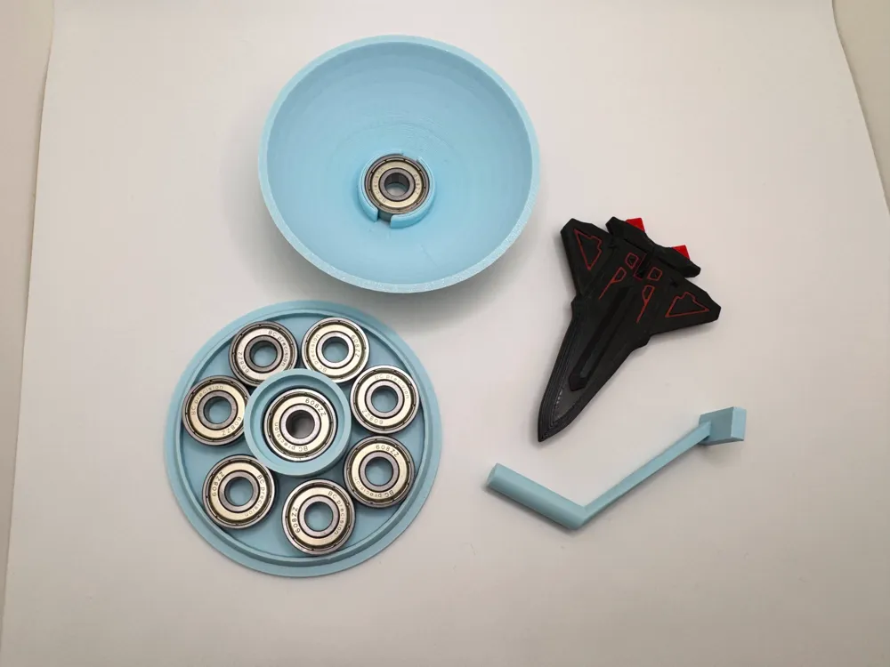 Flying Fighter Jet Fidget Spinner by Kopp3D MakerWorld: Download Free ...