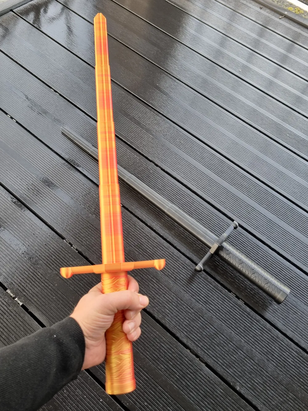 Knight Sword / Warrior sword - Free 3D Print Model - MakerWorld