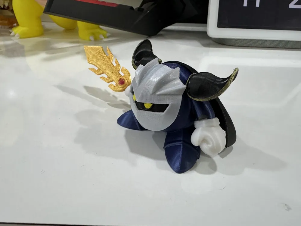 Meta Knight Multicolor (no AMS) - Free 3D Print Model - MakerWorld