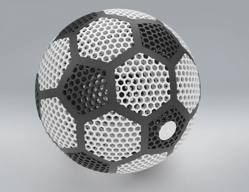 Airless Football (Soccer) - Free 3D Print Model - MakerWorld