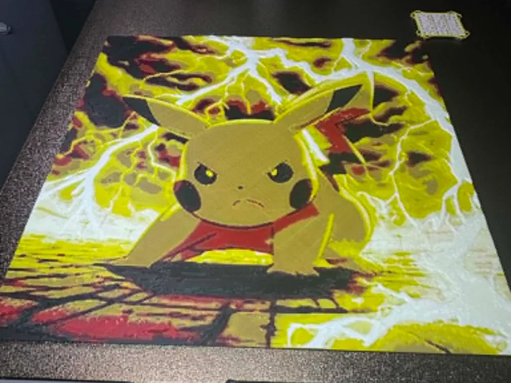 Hueforge - Pikachu – Kostenloses 3D-Druckmodell – MakerWorld