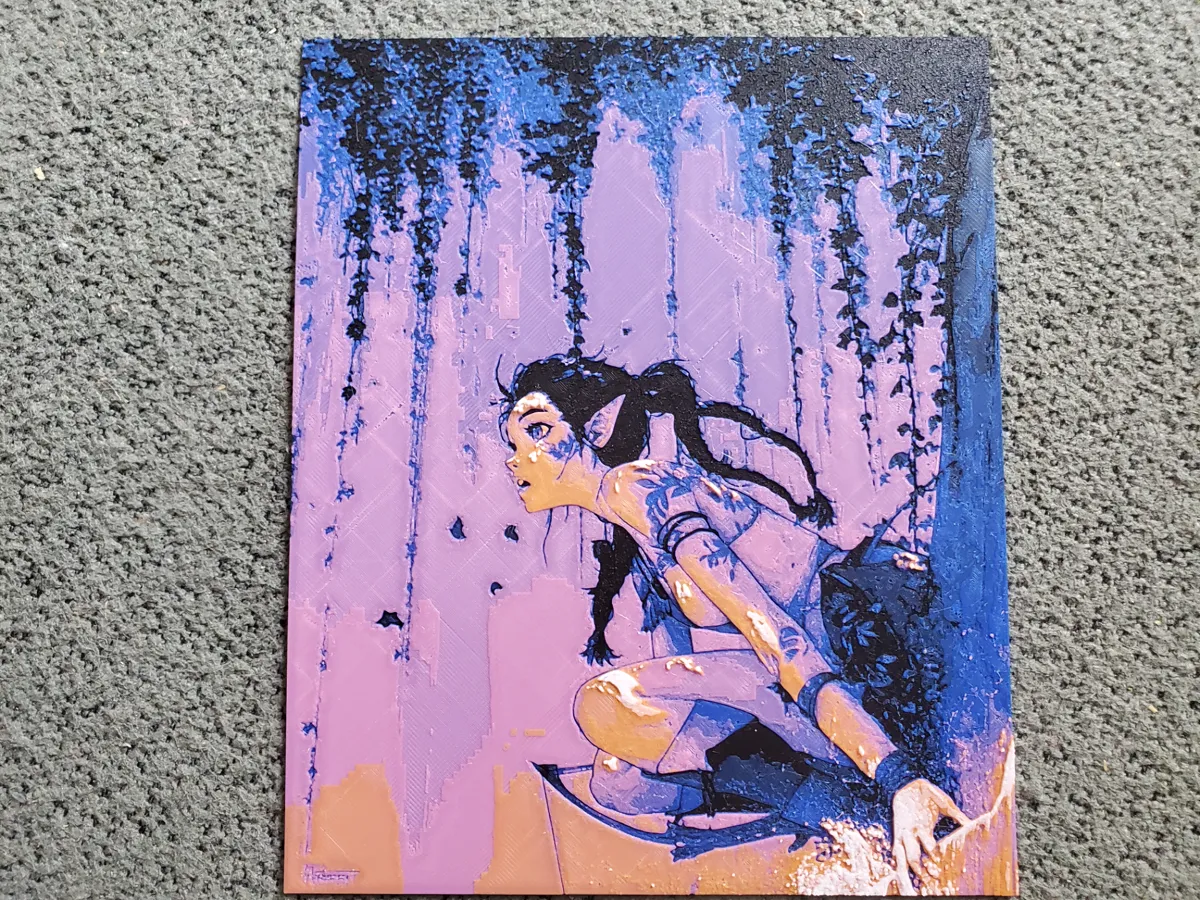 Waterfall Elf - Free 3D Print Model - MakerWorld