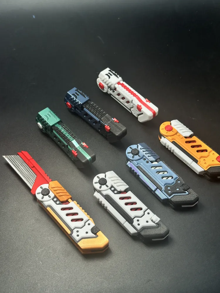 Couteau utilitaire à verrouillage d'axe de style mécanique F3DP par ...