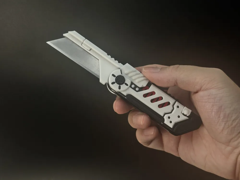 F3DP-Mechanical-Style Axis Lock Utility Knife by Trent Studio ...