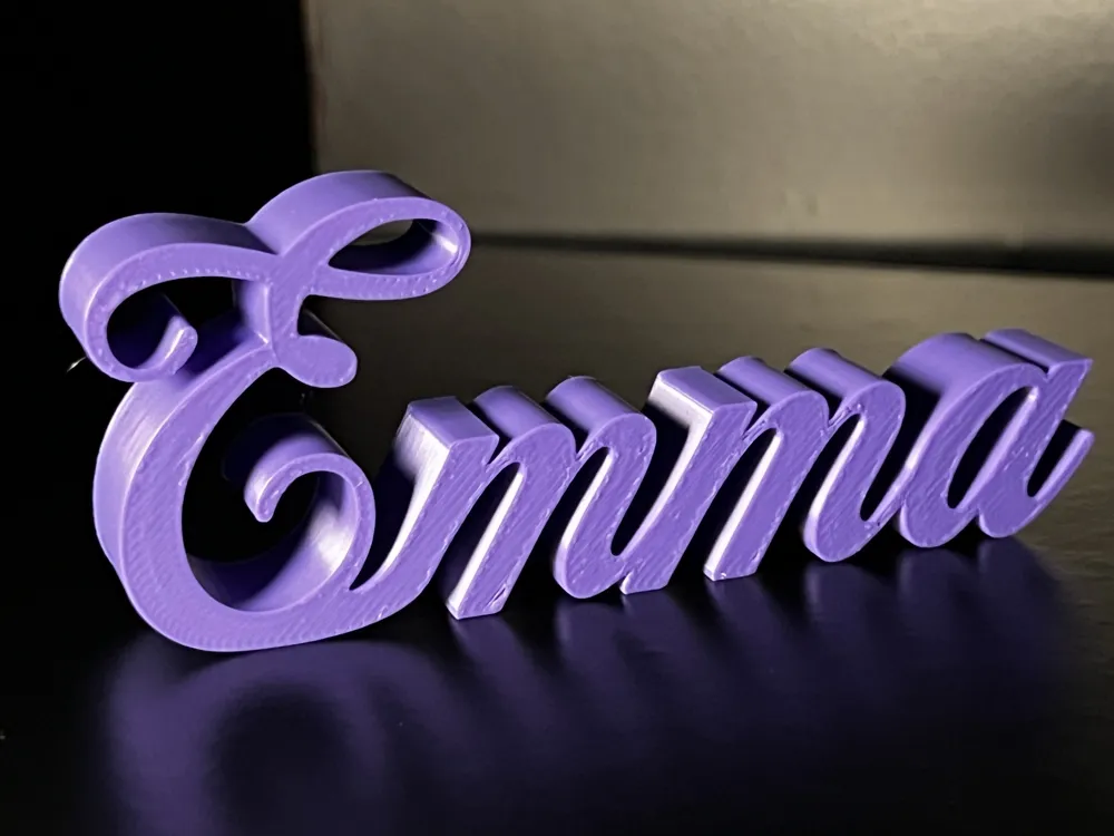 Emma - Full name and initial - Free 3D Print Model - MakerWorld
